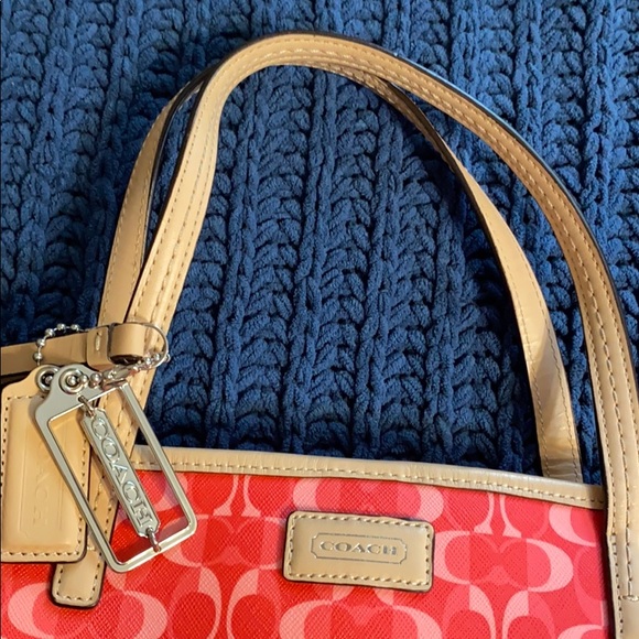 Coach | Bags | Coach Coral Tote Bag | Poshmark